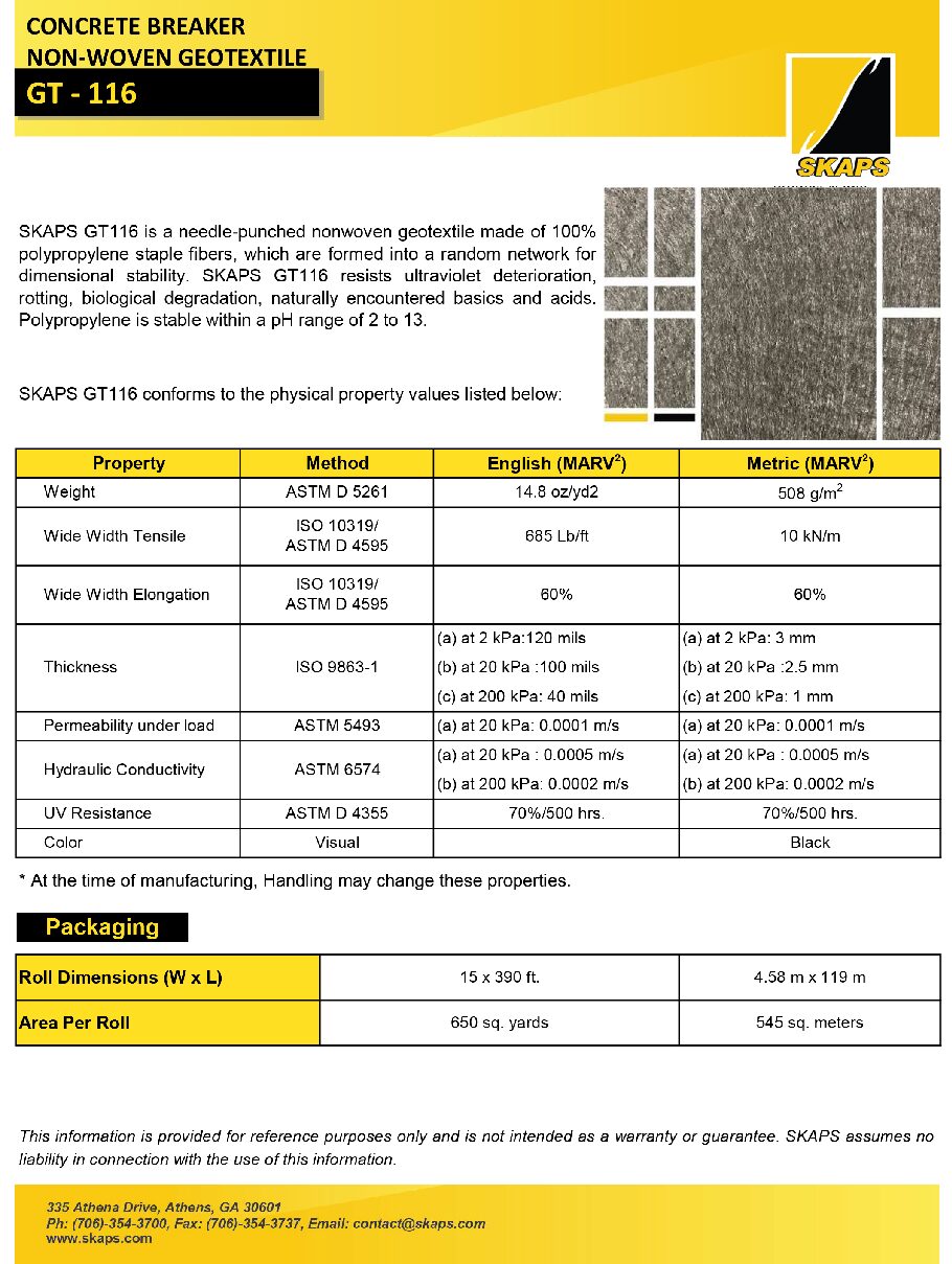 GT116-CONCRETE-BREAKER – Skaps Industries | Geosynthetic Products ...